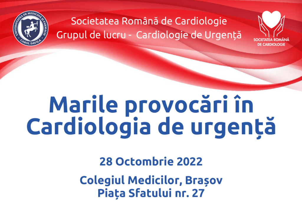 Curs Marile Provocari in Cardiologia de urgenta, 28 octombrie, Brasov ...